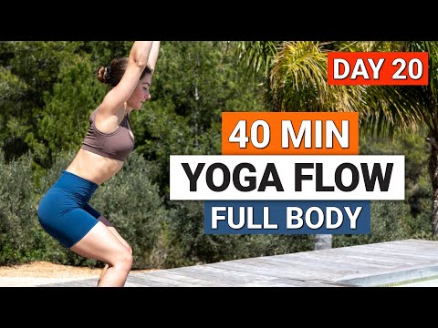 40 Min Full Body Yoga Flow | Day 20 - 30 Day Improvers Yoga Challenge