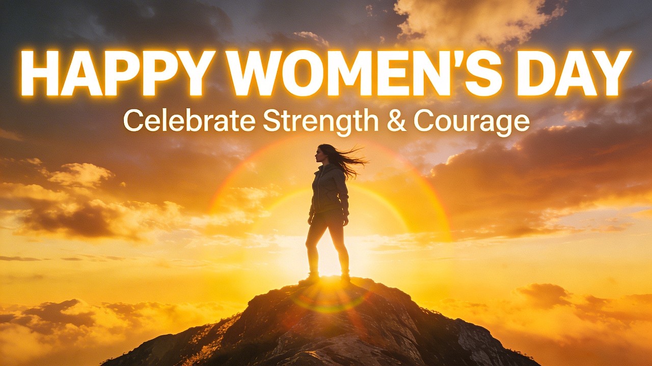 Happy Women's Day Song 2026 💜 Inspirational Women's Day Anthem  Celebrate Strength & Courage
