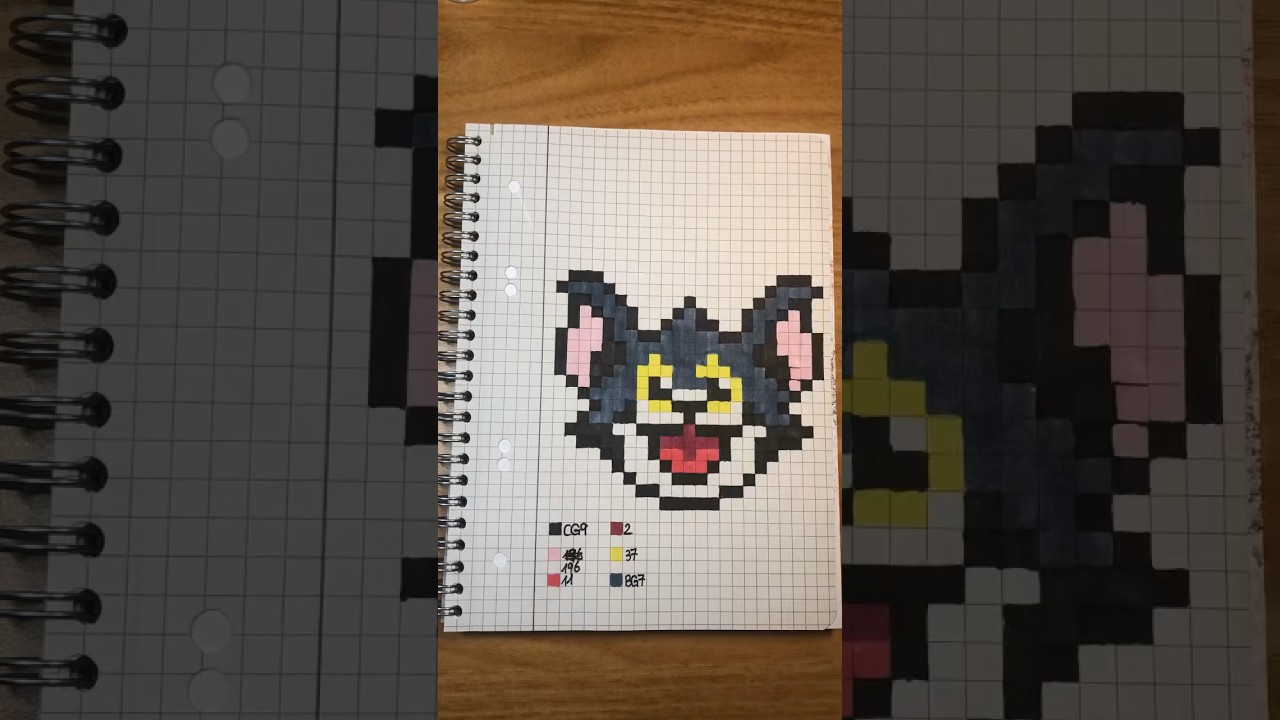 Pixel art Tom #pixelart #shorts