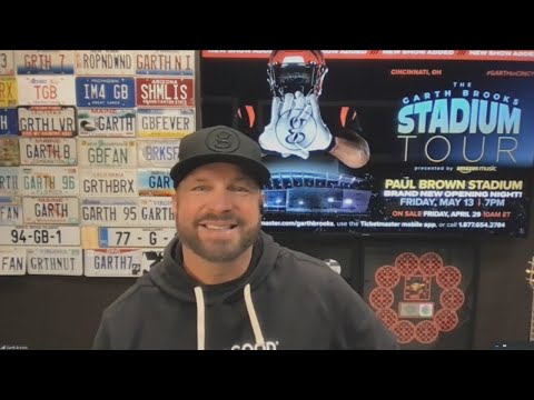 Garth Brooks on his added Paul Brown Stadium show ahead of ticket sales