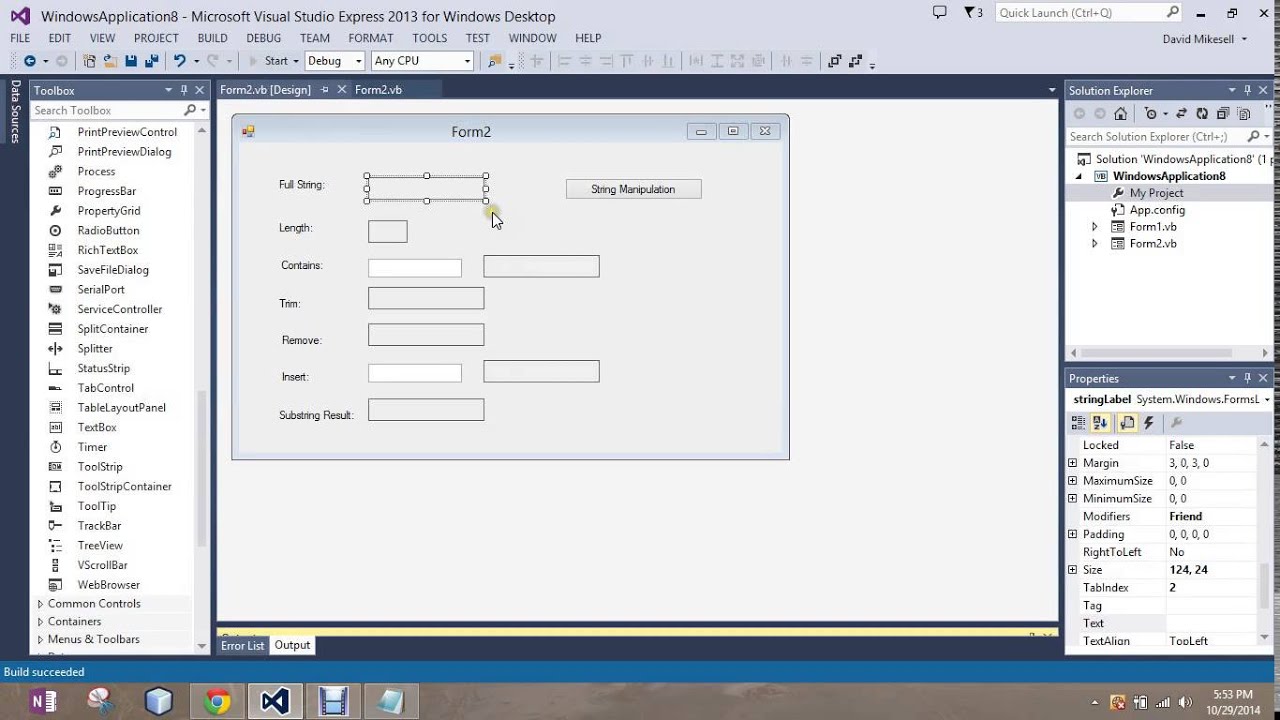 Basic String Manipulation