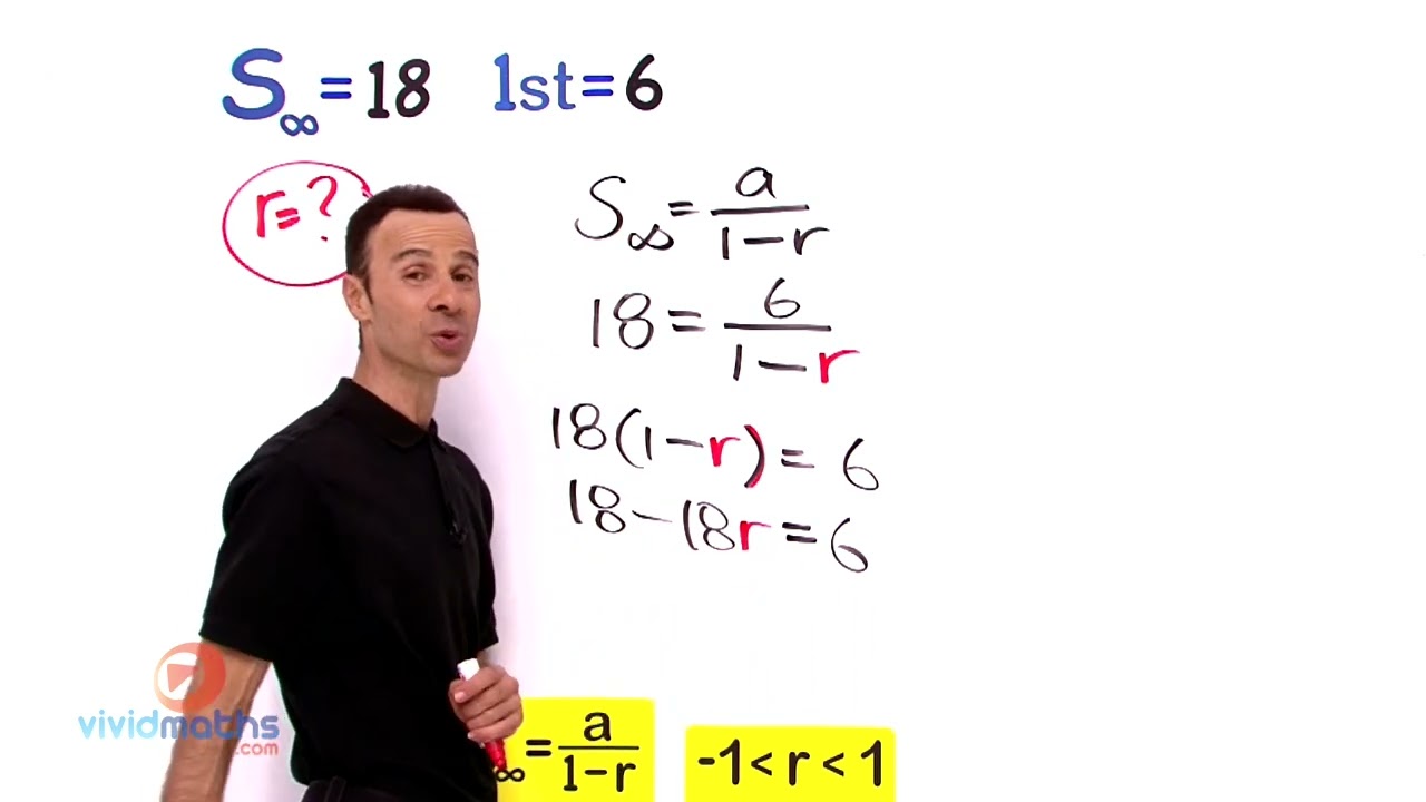 Infinite Geometric Series Find The Common Ratio Given First Term And Infinite Geometric Series Find The Common Ratio Given First Term And