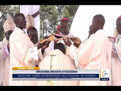 Bishop Kaggwa asabye abantu okukwatirako Omusumba Serverus Jjumba