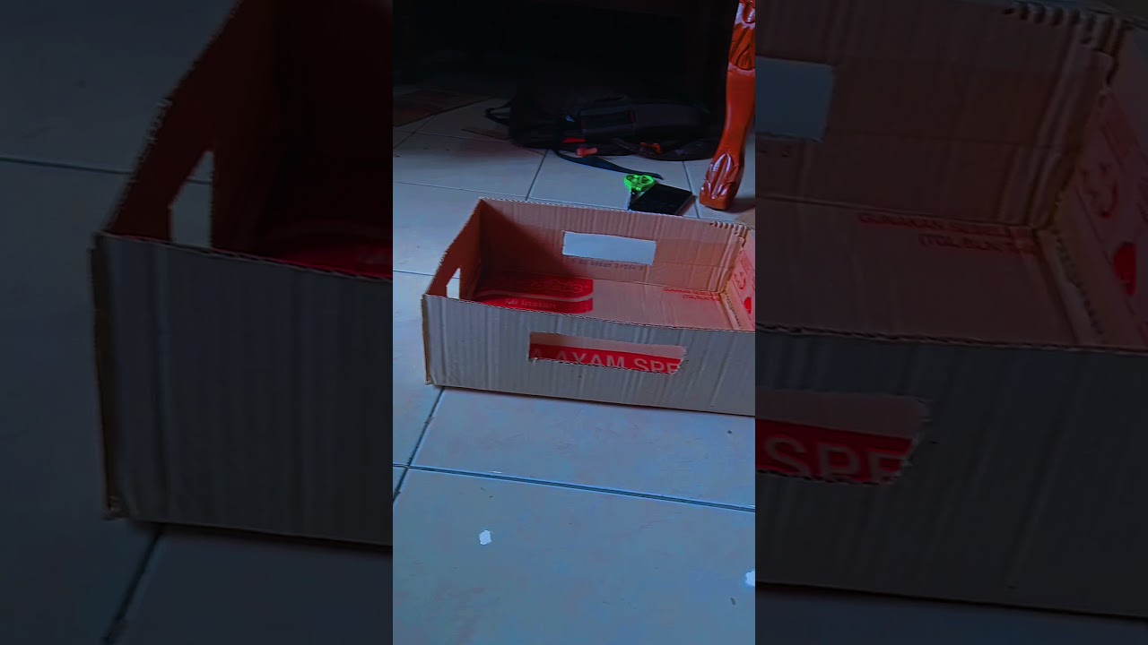 CARA MEMBUAT RUMAH DARI KARDUS