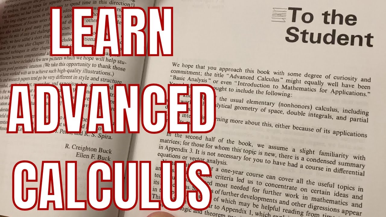 Want To Learn Advanced Calculus? You Need This Book.
