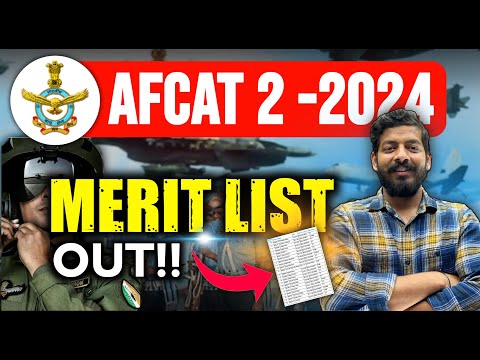 ORDER OF MERIT LIST OF AFCAT II 2024 | AFCAT II 2025 | TakshilaClasses.For CDS/CAPF/NDA/AFCAT.