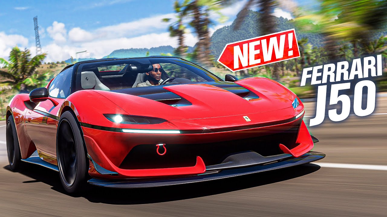 Forza Horizon 5 - NEW RARE Ferrari J50 Customization!