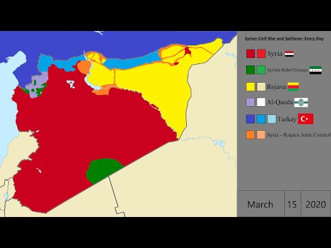 Syrian Civil War and Spillover: Every Day