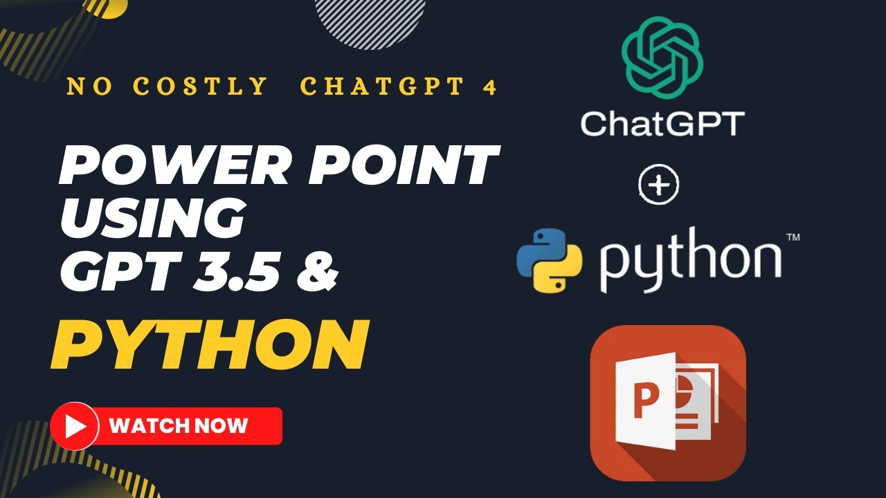 Create Stunning PowerPoint Presentations with ChatGPT and Python