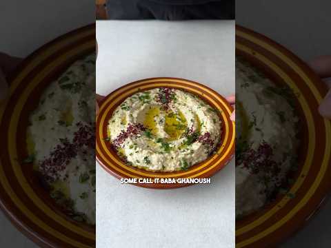 The secret to the smokiest Mutabal/Baba Ghanoush #shorts