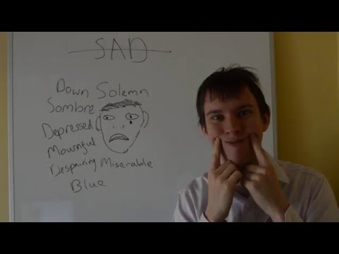 Learn English Vocabulary SAD - Learn English Vocabulary SAD synonyms