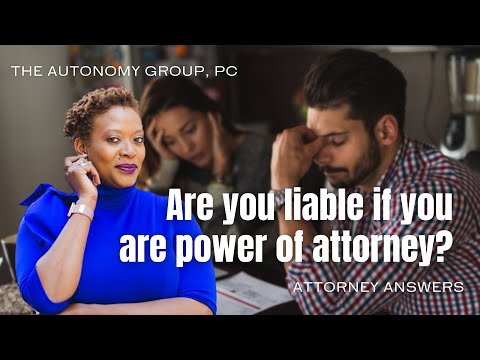 Can someone come after me for debts if I'm someone else's POA? | Attorney answers