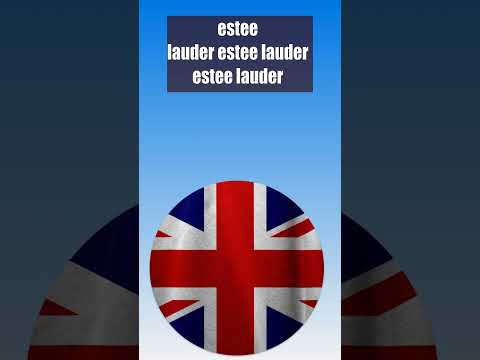 How To Pronounce Estée Lauder In Different Country Accent #pronunciationguide #shortvideo #facts