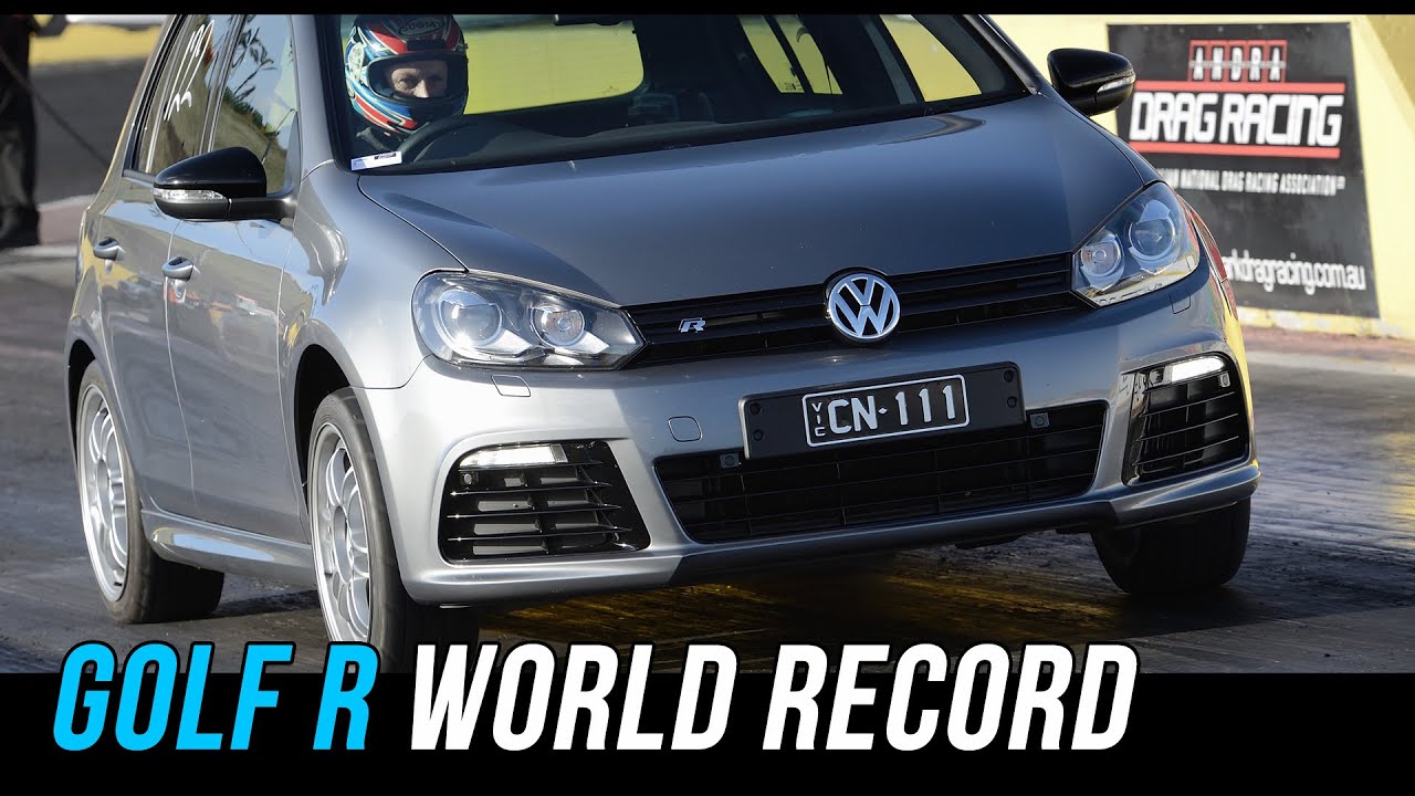 World’s Fastest VW Golf R Is a 10s Quarter Mile Car on Stock Engine ...