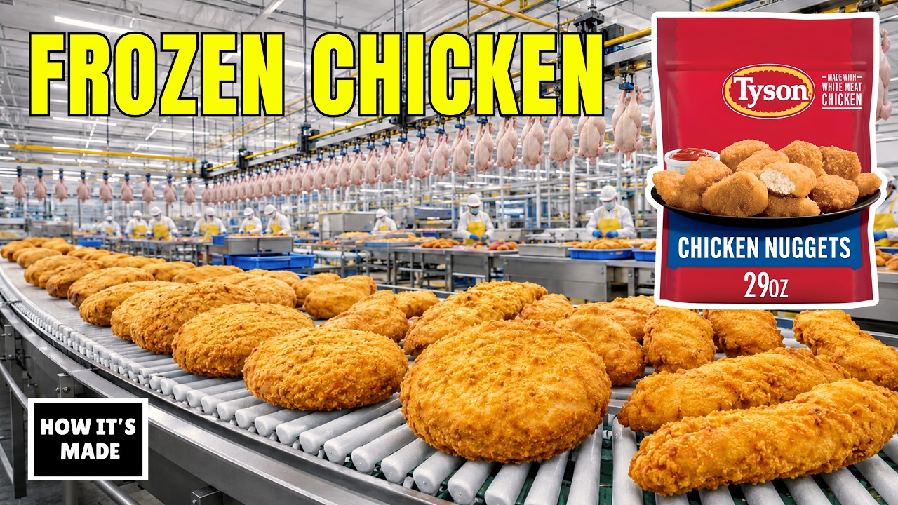 How Frozen Chicken Products Are Actually Made - From Whole Bird to Dino Nuggets