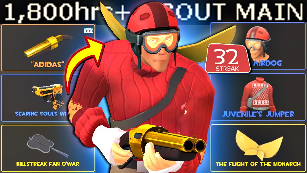 THE CLEAN SCOUT🔸1800+ Hours Experience (TF2 Gameplay)