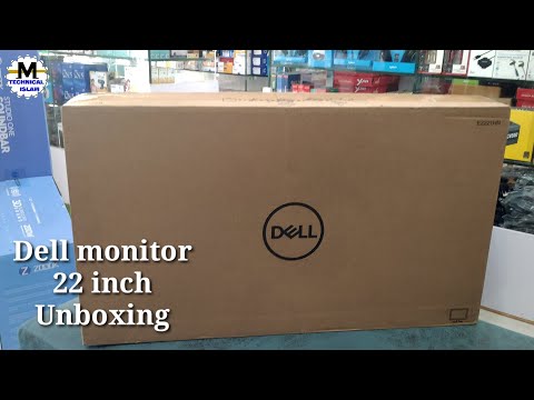 Dell monitor 22 inch unboxing || Dell 22 inch monitor unboxing || Dell new monitor unboxing
