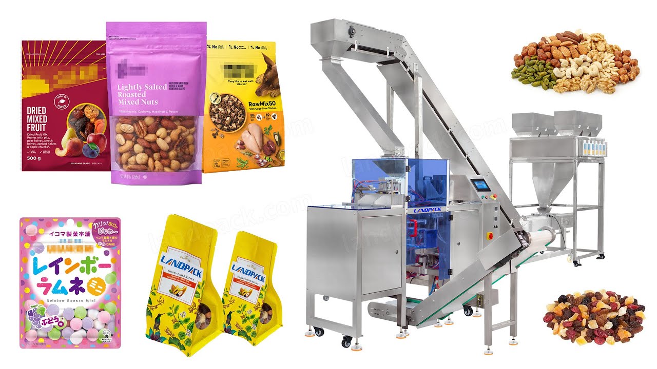 Automatic Mixed Nuts Snack Mini Doypack Packing Machine With Measure & Mixture