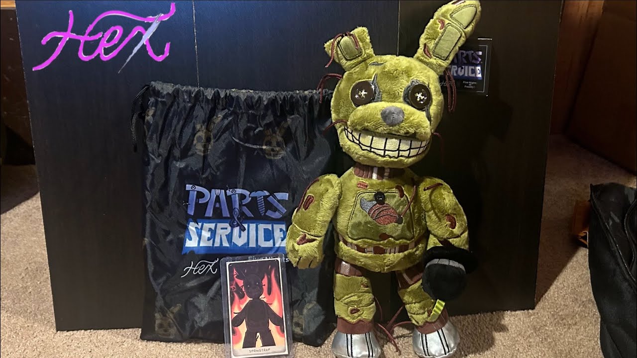 FNaF HEX Springtrap Plush Review!