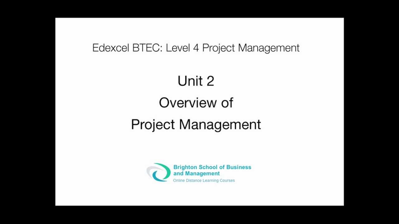 Unit 2 Project Overview Assignment Level 4