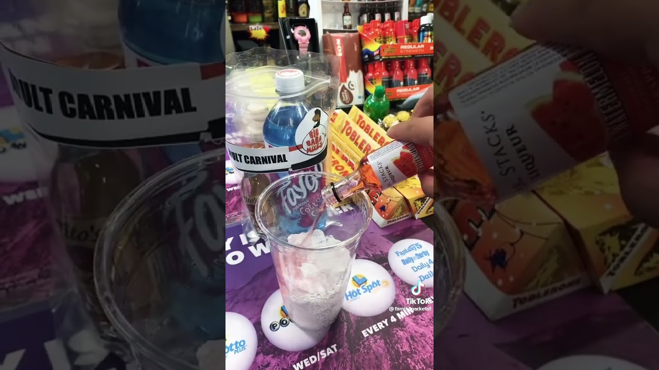 BIG BABA Gas Station Cocktail MIXES….🍸🔥 Adult Carnival  🎡
