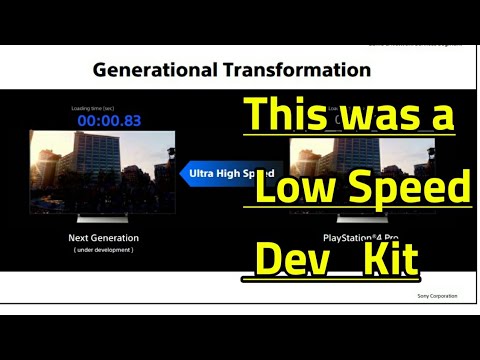 PS5 is Way Faster Than You Think ( Early Demo was Running on a Low Speed Dev Kit)