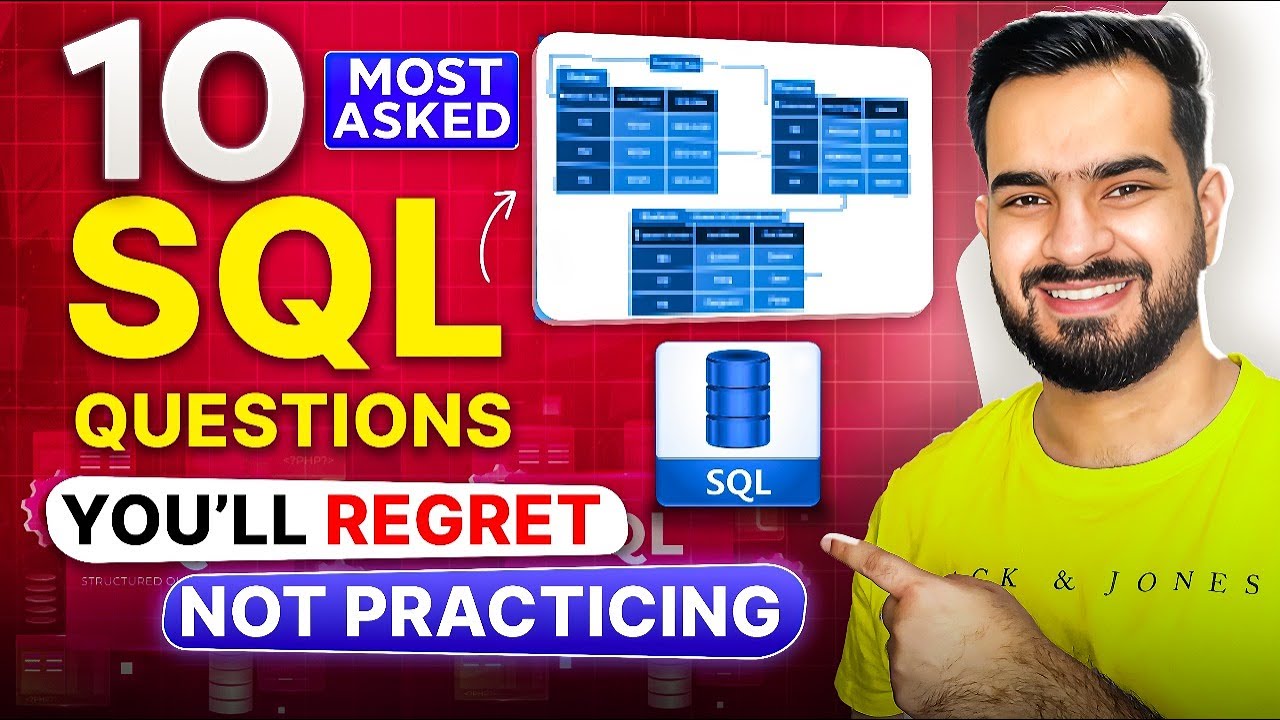 Top 10 SQL Interview Questions with ANSWERS | SQL Tutorial | Raghav Decodes
