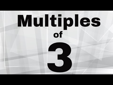 Multiples of 3