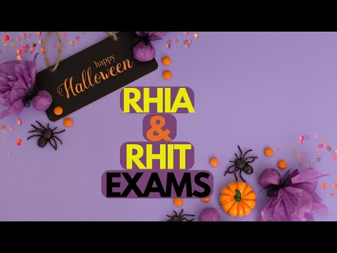 RHIT | REGISTERED HEALTH INFORMATION TECHNICIAN | RHIA | REGISTERED HEALTH INFORMATION ADMINISTRATOR