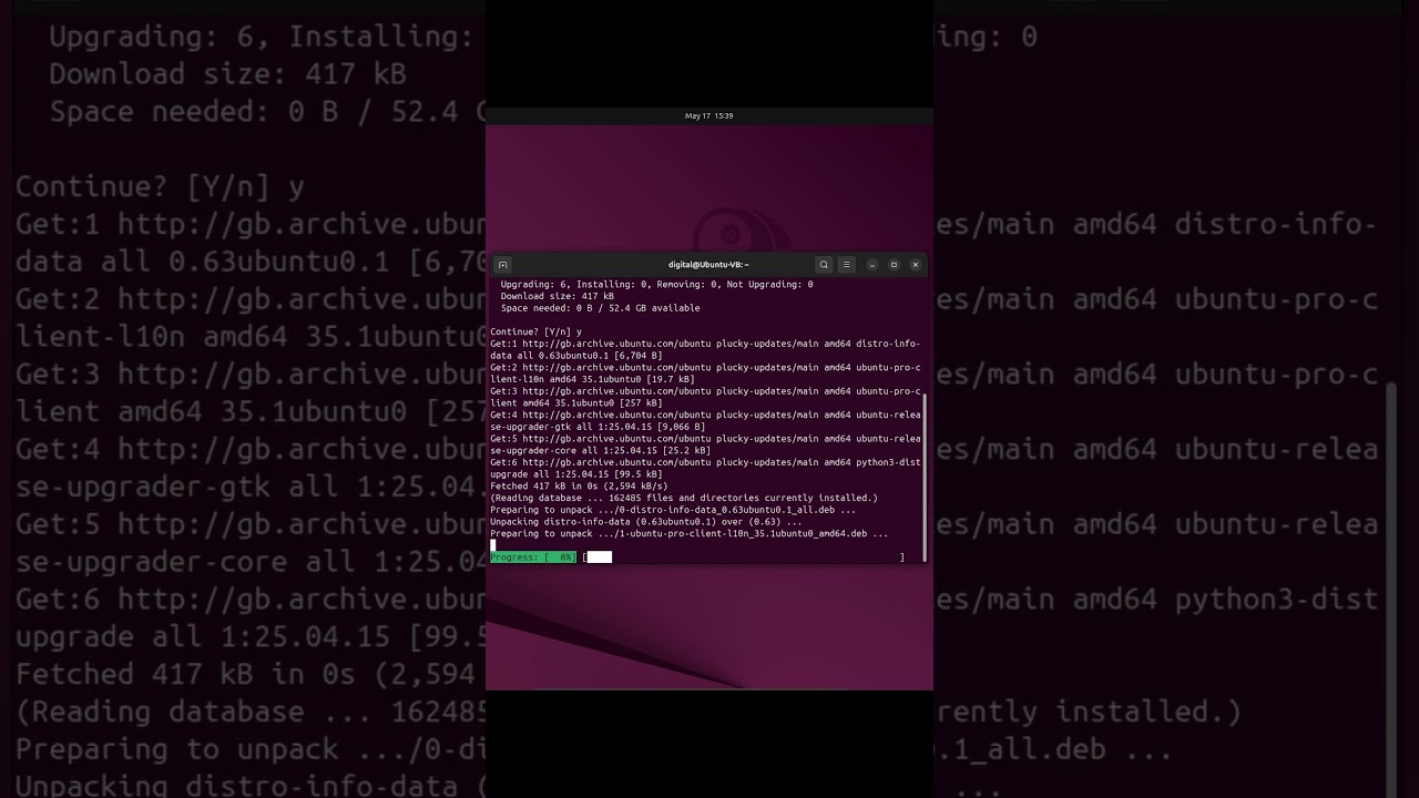 How to Update Ubuntu using the terminal  #linuxcommandline  #tech #linux #ubuntu #server #terminal
