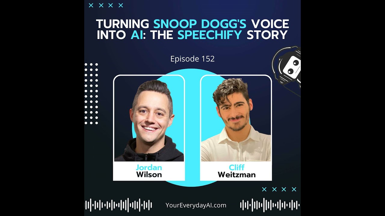EP 152: Turning Snoop Dogg's Voice Into AI - The Speechify Story