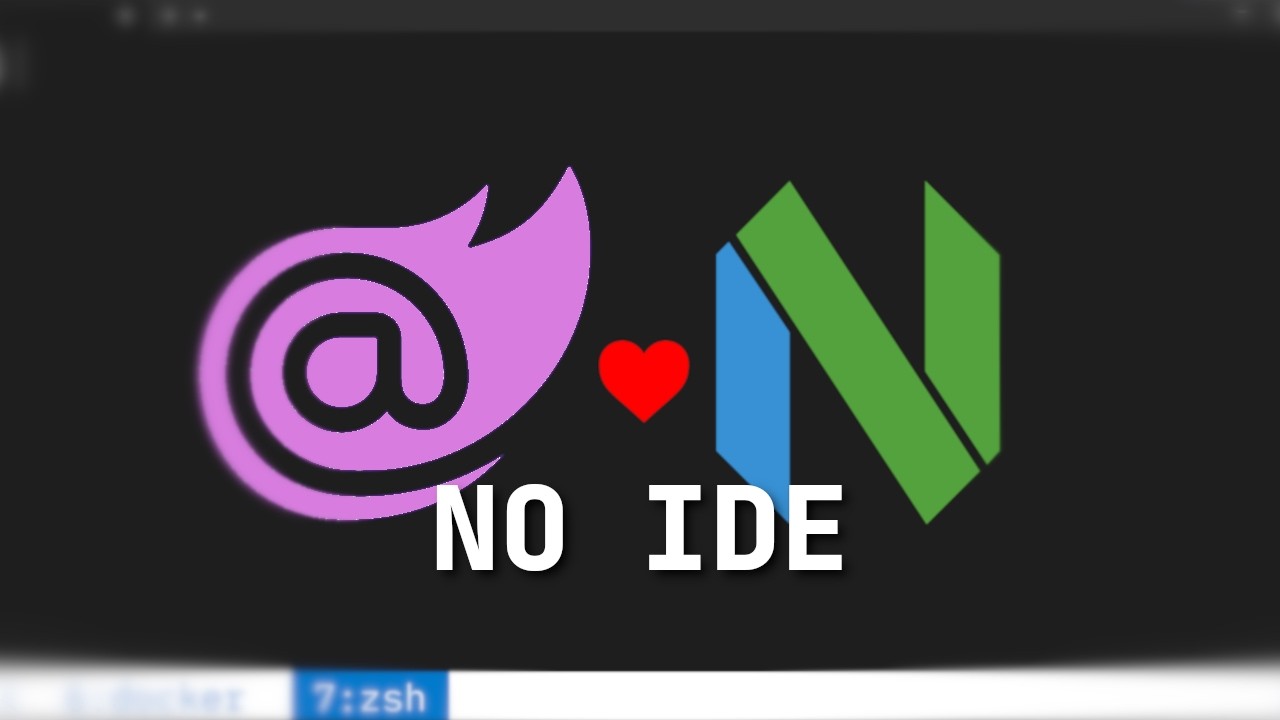 nvim + C#: Blazor in the Terminal | intro