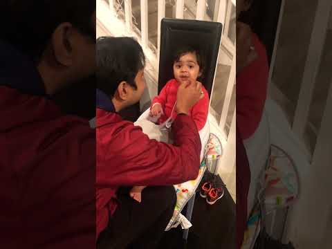 Try this if your baby refuses to eat food😄 #toddlerlife #pickyeater #shorts #tipsandtricks #funny