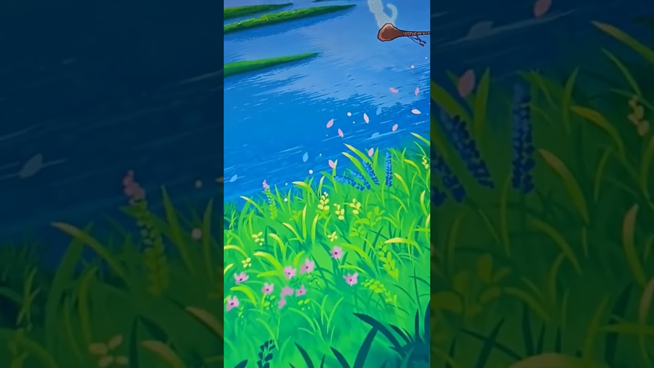High detail grass tutorial with procreate #tutorial #digitalart #drawing