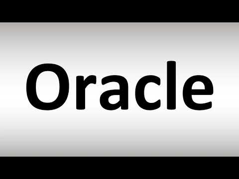 How to Pronounce Oracle