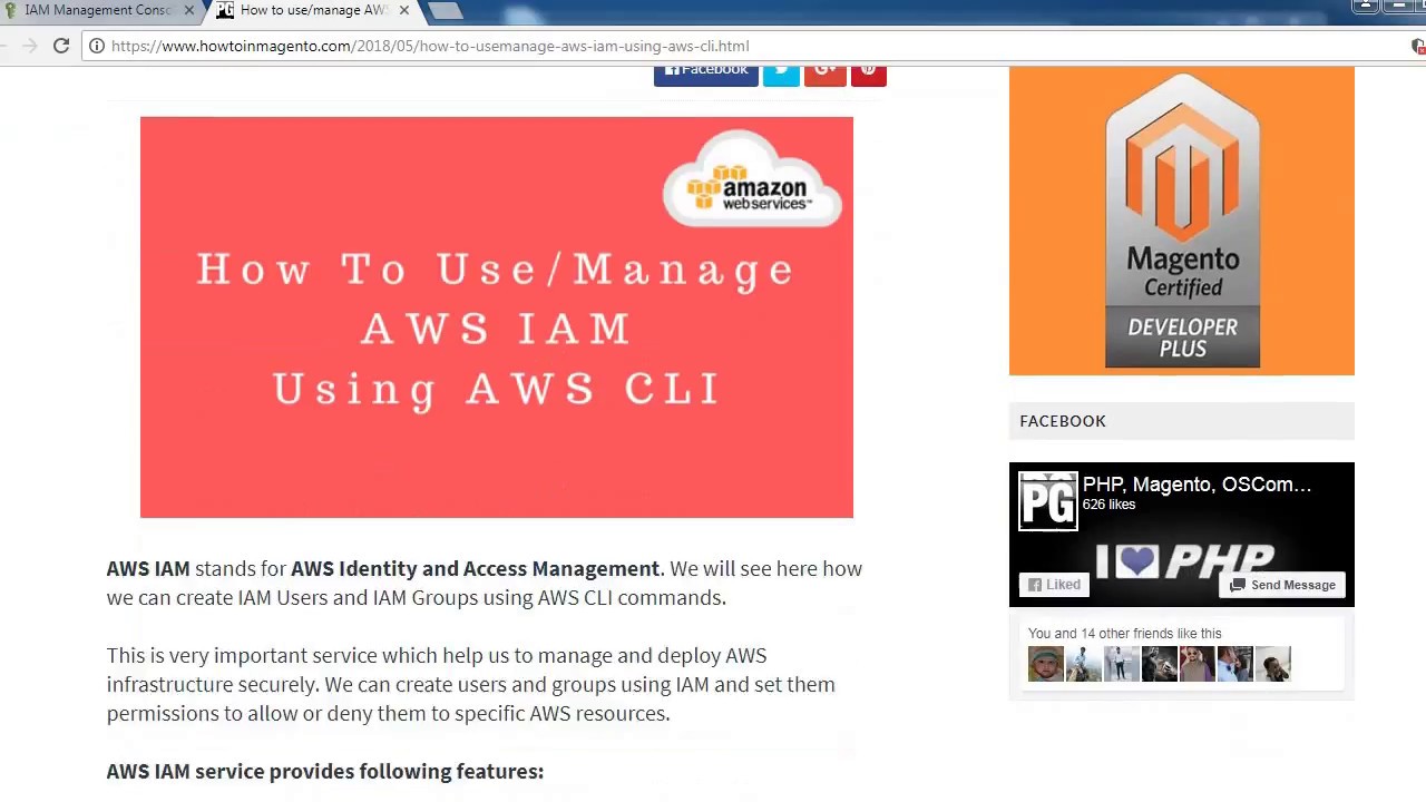 How to use/manage AWS IAM using AWS CLI