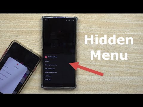 Samsung's Hidden Menu - Feature Rich Menu For Open Applications