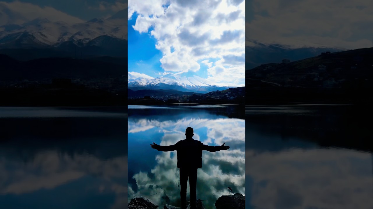 Nature’s Perfect Reflection#nature#beautiful#naturelovers#mountains#serenity#lake#travel#vibes#views