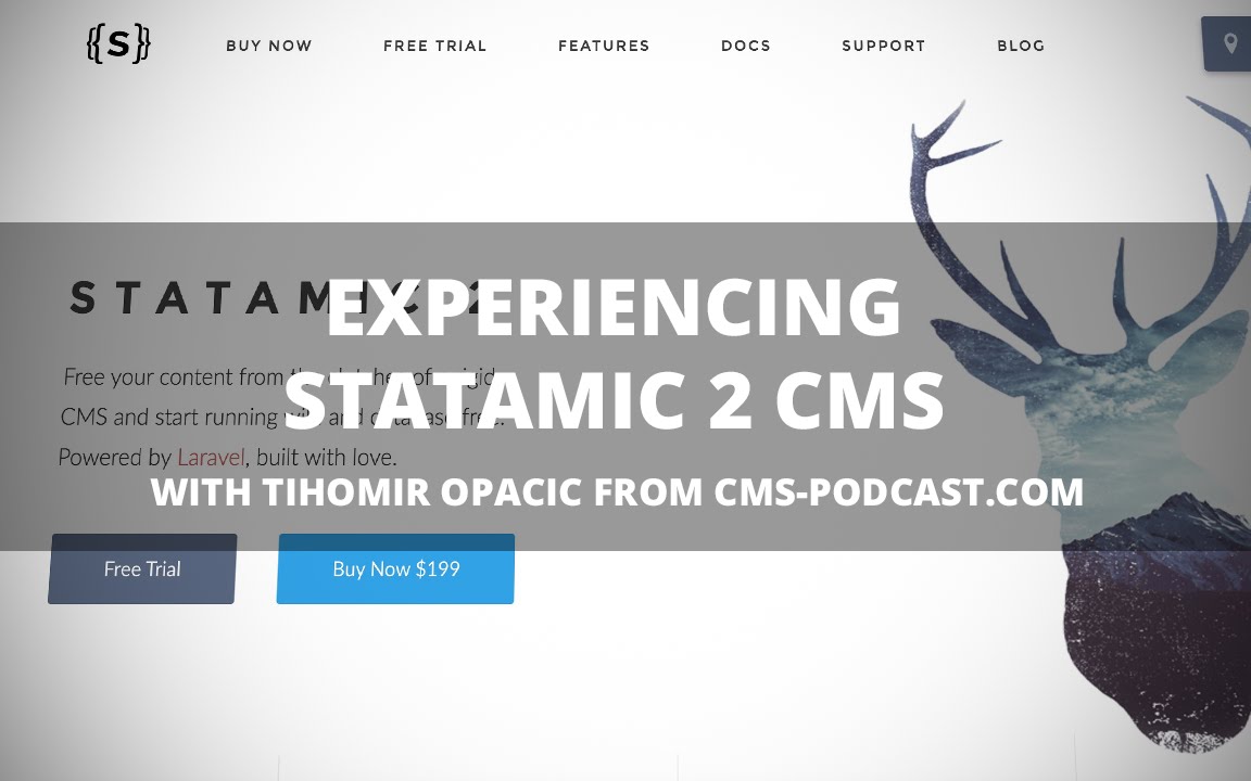 Experiencing Statamic 2 CMS