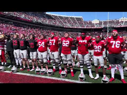 Ohio State celebrates the 2024 spring game with Carmen Ohio