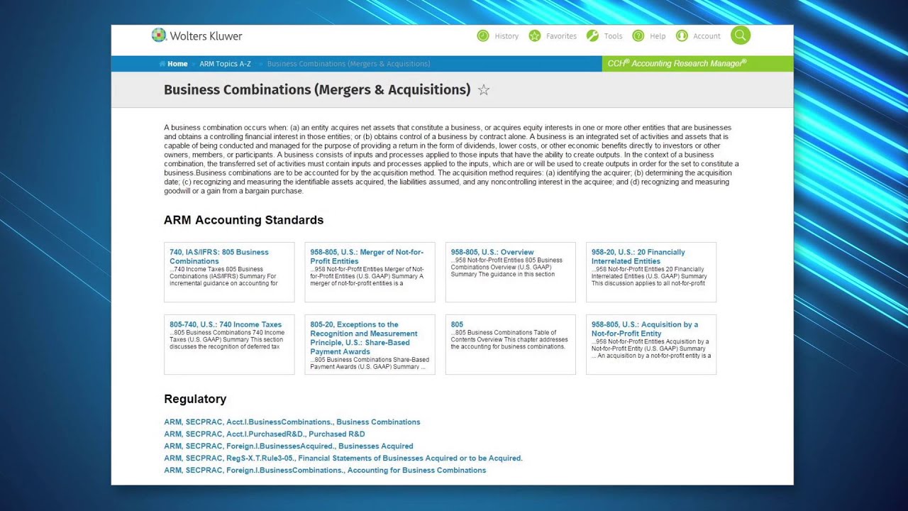 CCH® Accounting Research Manager®