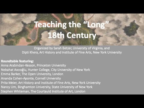 Teaching the "Long" 18th Century - Roundtable
