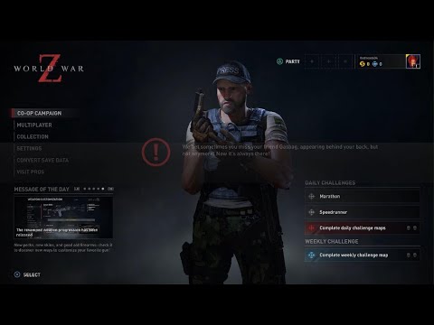 World War Z Aftermath How to Coveret Save Data ps4/5