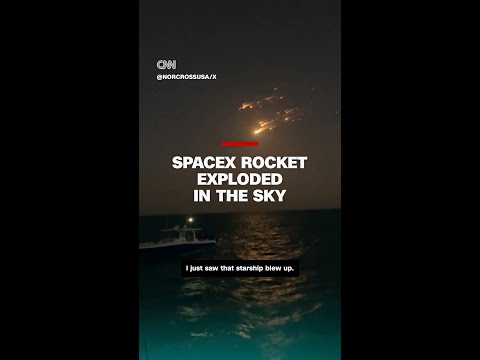 SpaceX rocket exploded in the sky