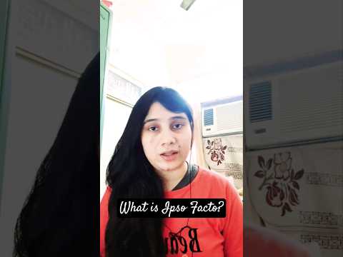 What is Ipso Facto? #ipsofacto #vocabularybuilding #wordmeaningswithfarah