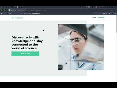 ResearchGate Tutorial