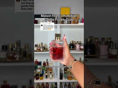 Maison Francis Kurkdjian Gentle Fluidity Gold #perfumereview