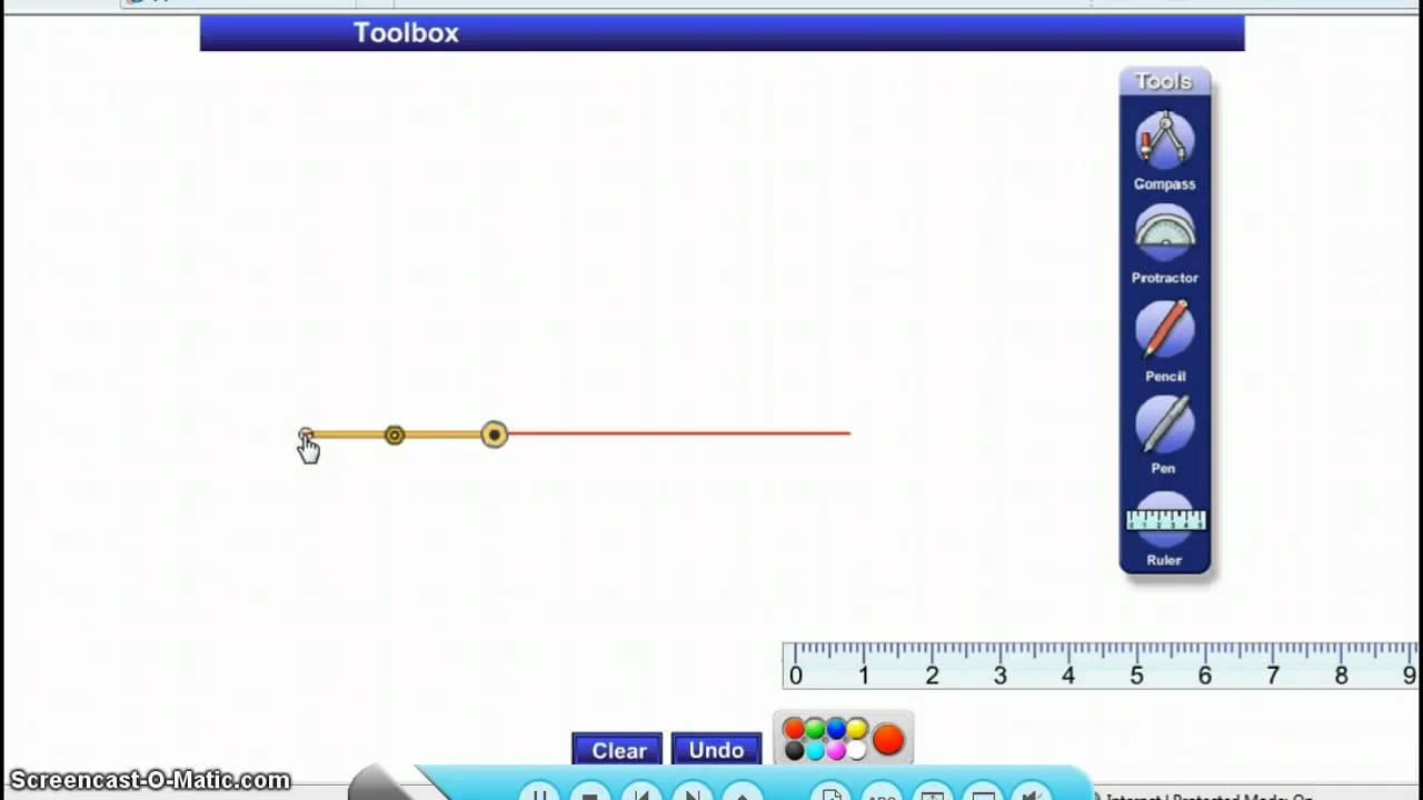 construction of rhombus with a compass