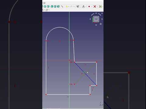 FreeCAD Quick Tip : Using Construction Geometry To Centered Sketch Geometry in Sketcher