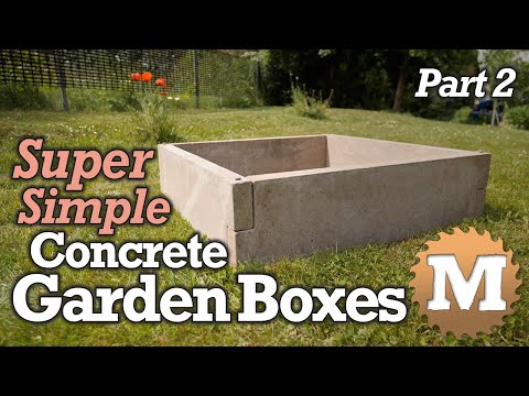 SUPER Simple DIY Concrete Garden Box - Part 2